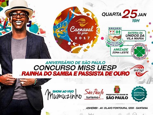 Eleição da Corte da UESP terá show do Mumuzinho – UESP