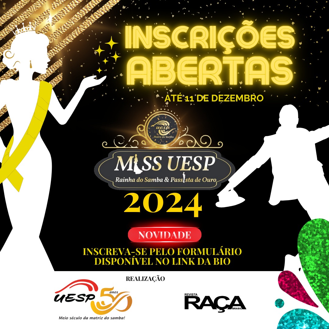 Abertas as inscrições para o Miss UESP 2024 – UESP